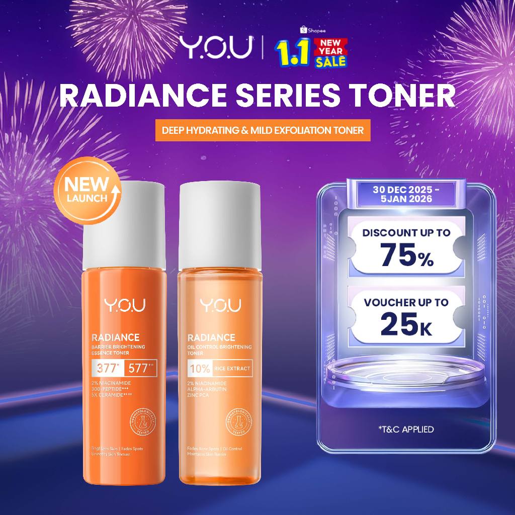 Jual [NEW] YOU Radiance Oil Control Brightening Toner 80ML | Radiance ...