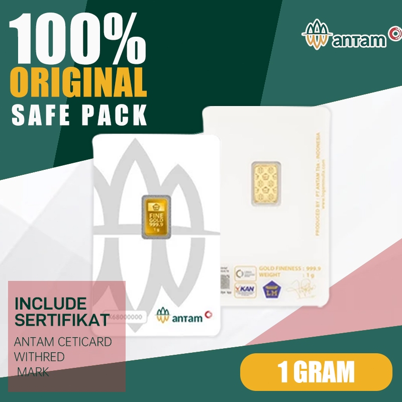 Jual ANTAM 1GR LOGAM MULIA EMAS ANTAM 1 GRAM LM ANTAM TERBARU ...