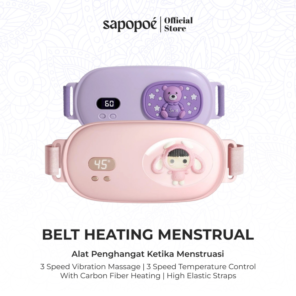 Jual Sapopoe Menstrual Waist Belt Sabuk Menstruasi Period Heating Pad ...