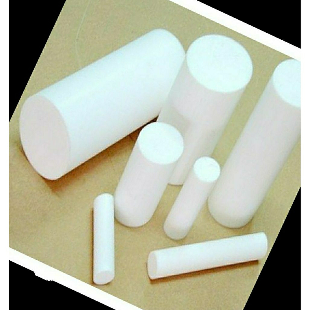 Jual Teflon Rod Putih / PTFE Batangan 25mm x 10cm | Shopee Indonesia