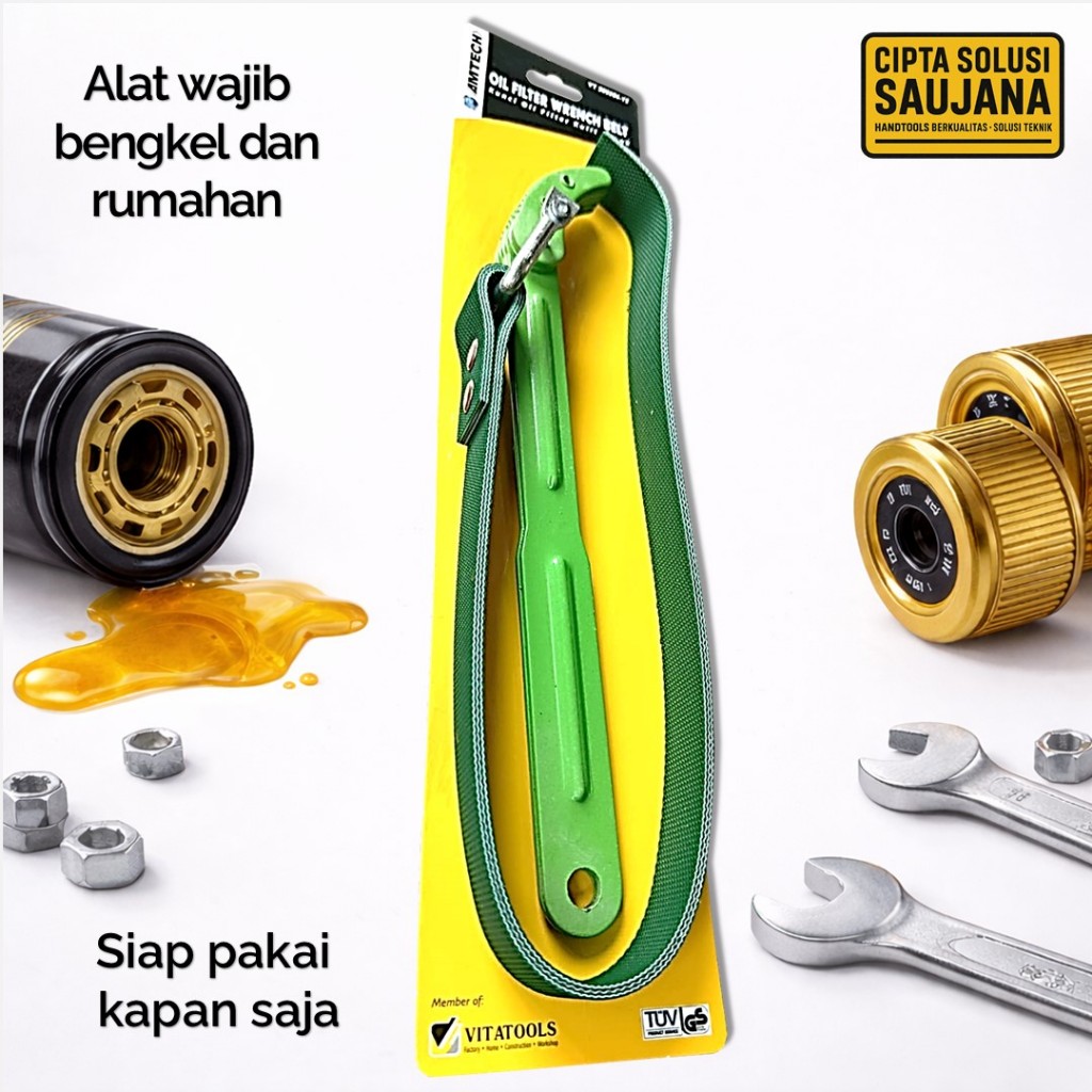 Jual KDK 12 inch Kunci Filter Oli Mobil Model Sabuk Kulit Universal Oil ...