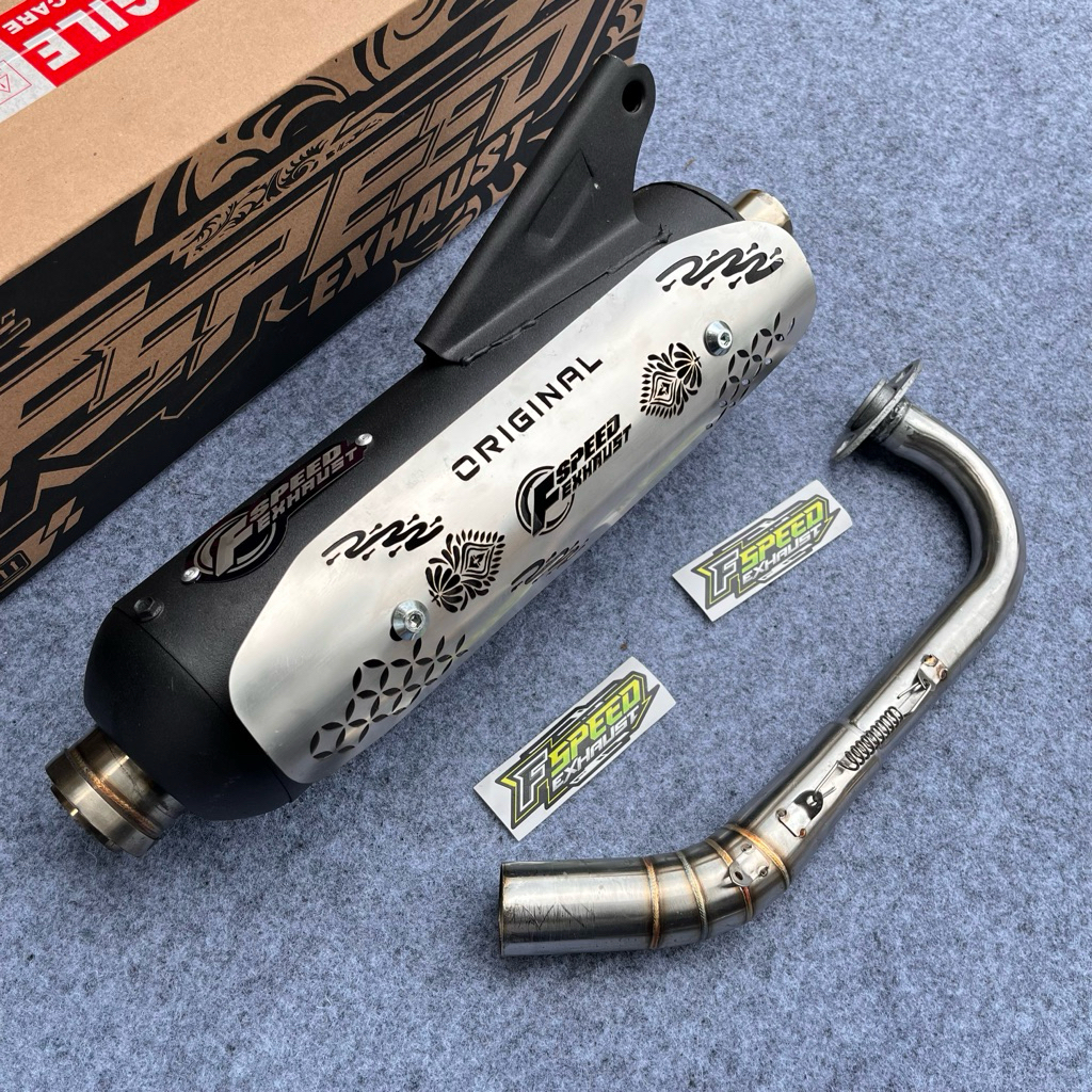 Jual Knalpot Standar Racing V3 By F Speed Exhaust Mio Smile Mio Sporty ...