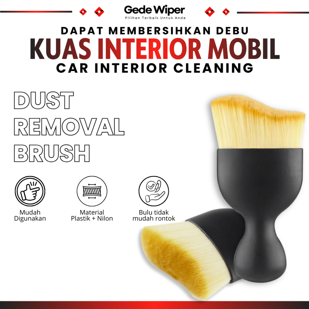 Jual Kuas Interior Mobil Halus dan Tebal Digunakan Untuk Membersihkan ...