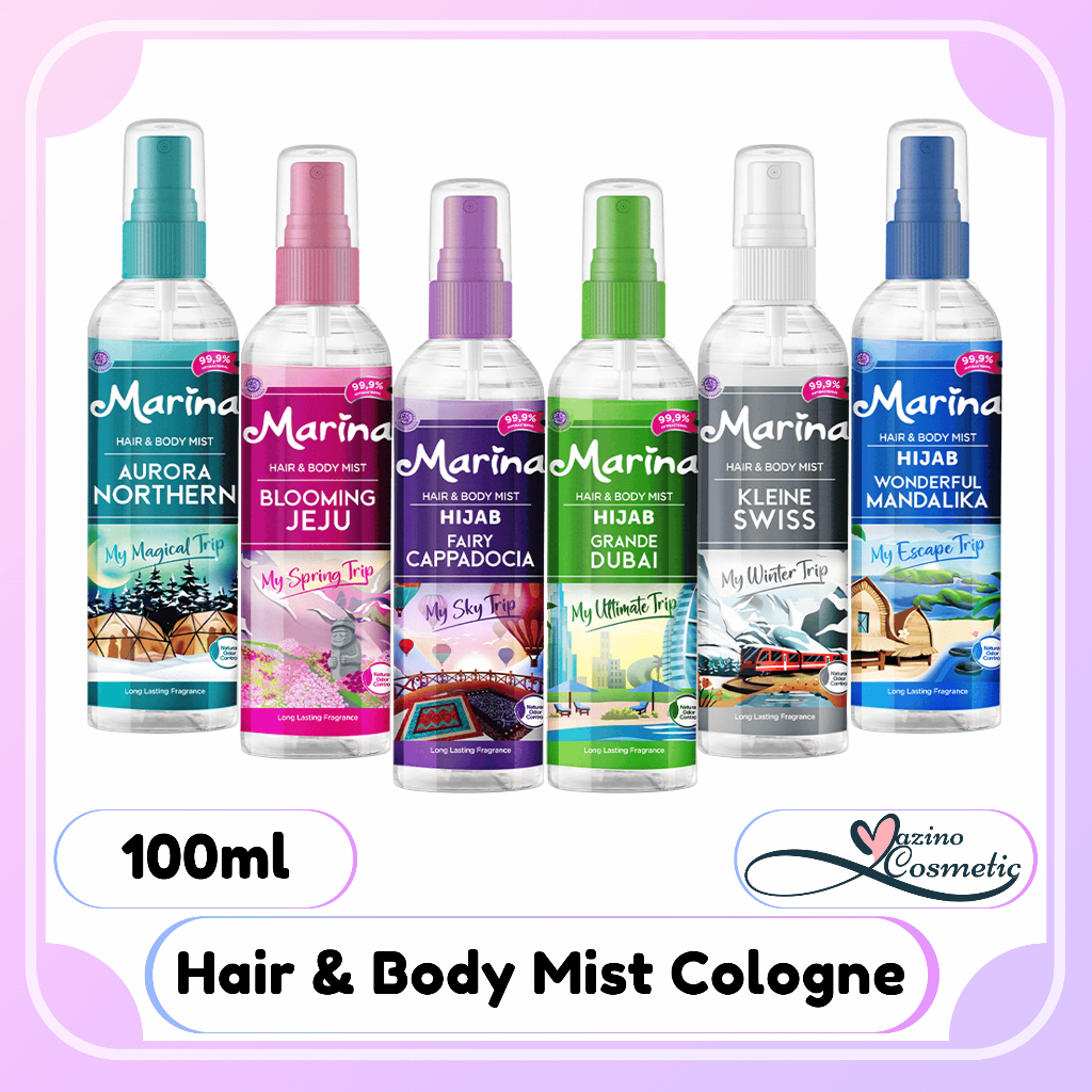 Jual Marina Hair & Body Mist 100ml | Shopee Indonesia