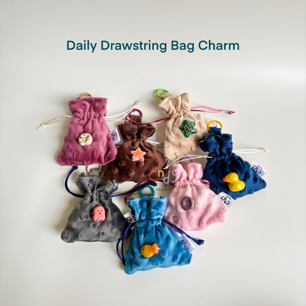 Jual Daily Drawstring Bag Charm | Shopee Indonesia