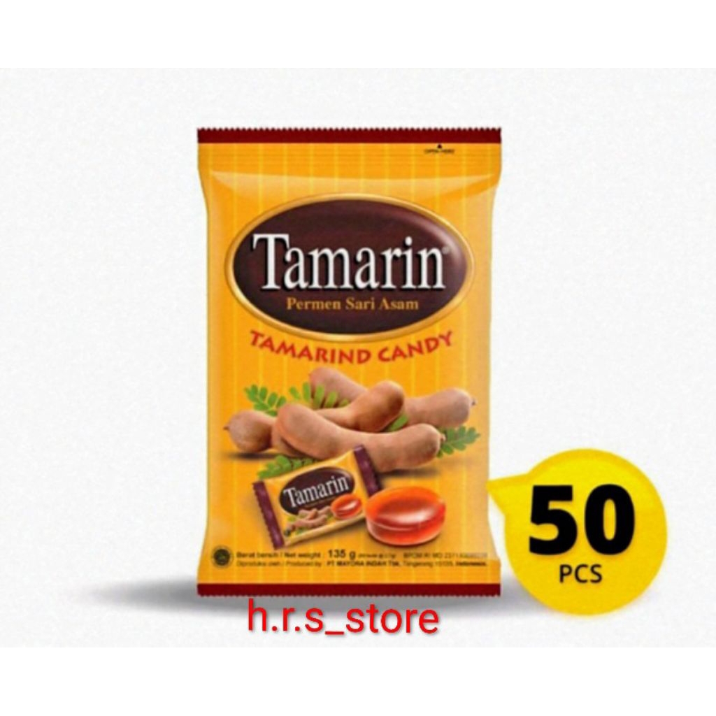 Jual Permen Tamarin - Rasa Sari Asam Segar | isi 50 pcs | Shopee Indonesia
