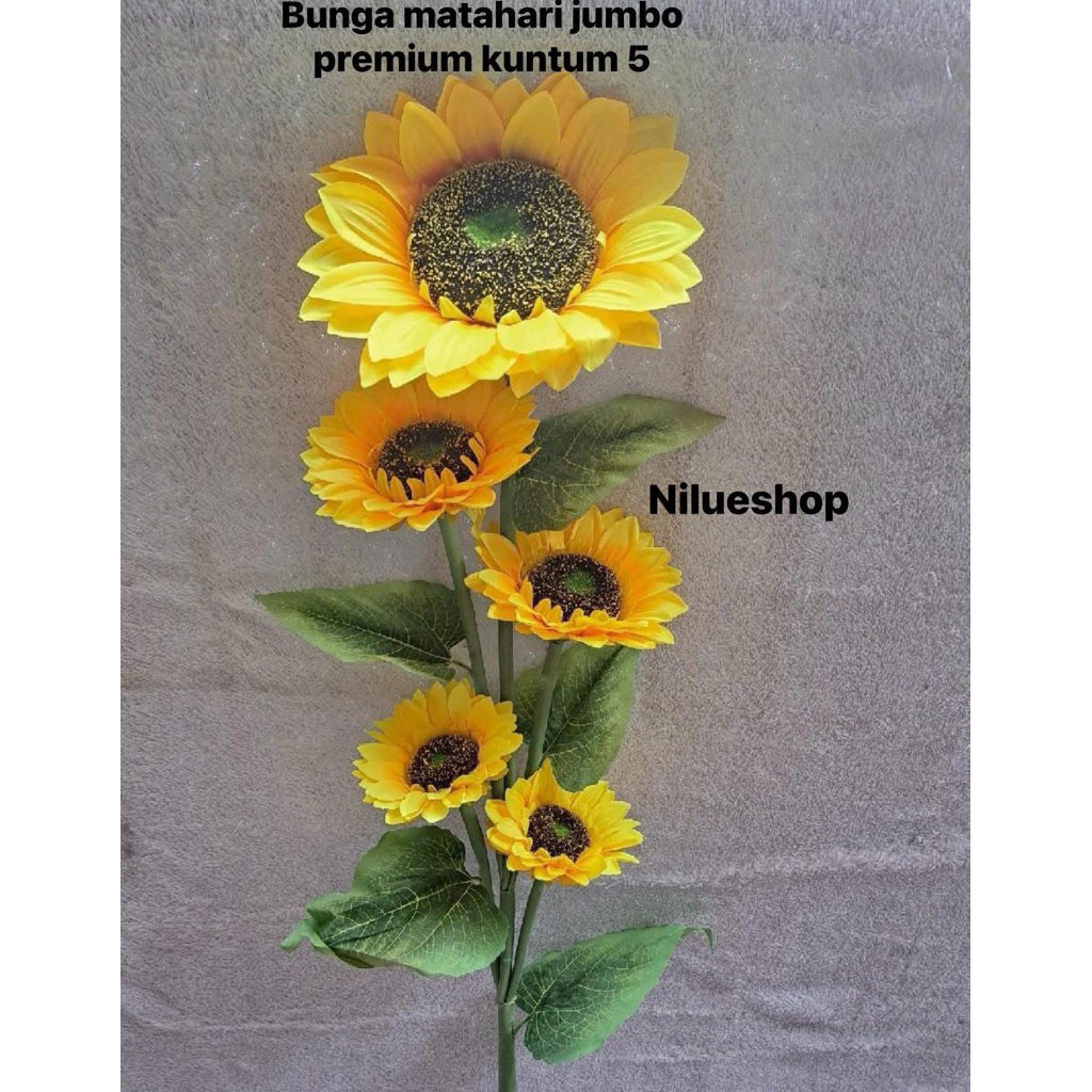 Jual POHON MATAHARI JUMBO X5 -bunga artificial bunga sunflower home ...