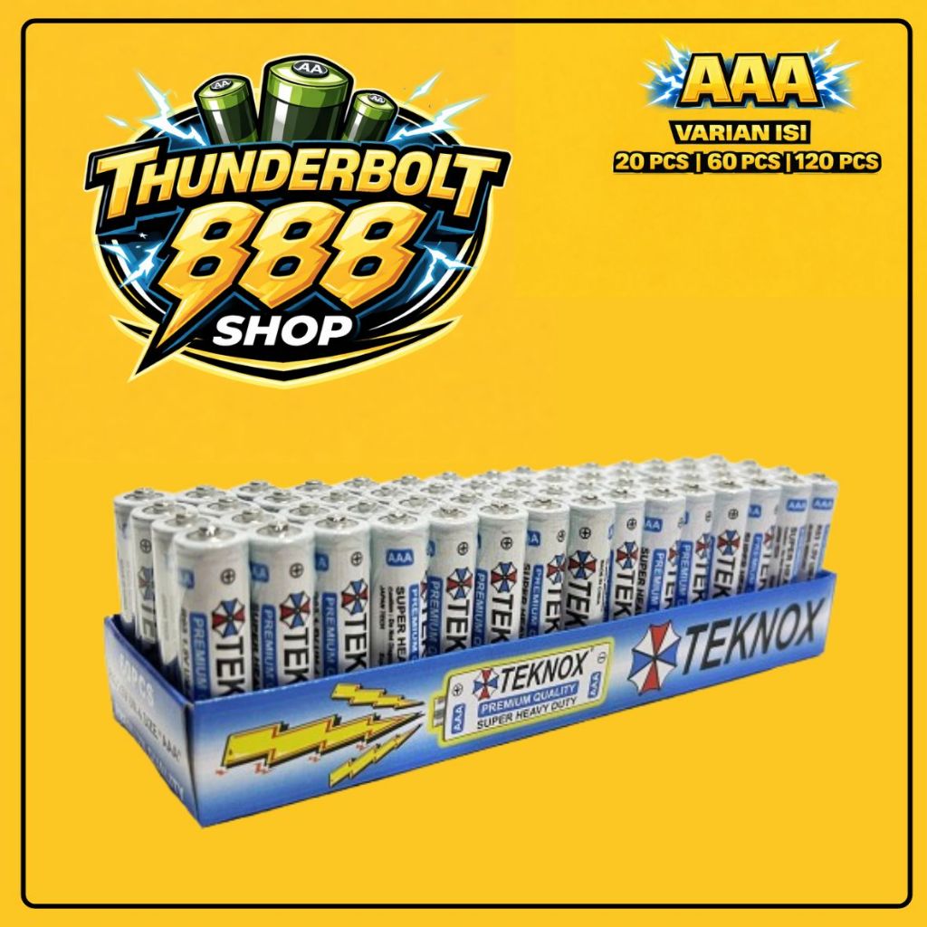 Jual Baterai TEKNOX AAA/A3 Anti Bocor - Awet untuk Remote AC, Remote TV ...