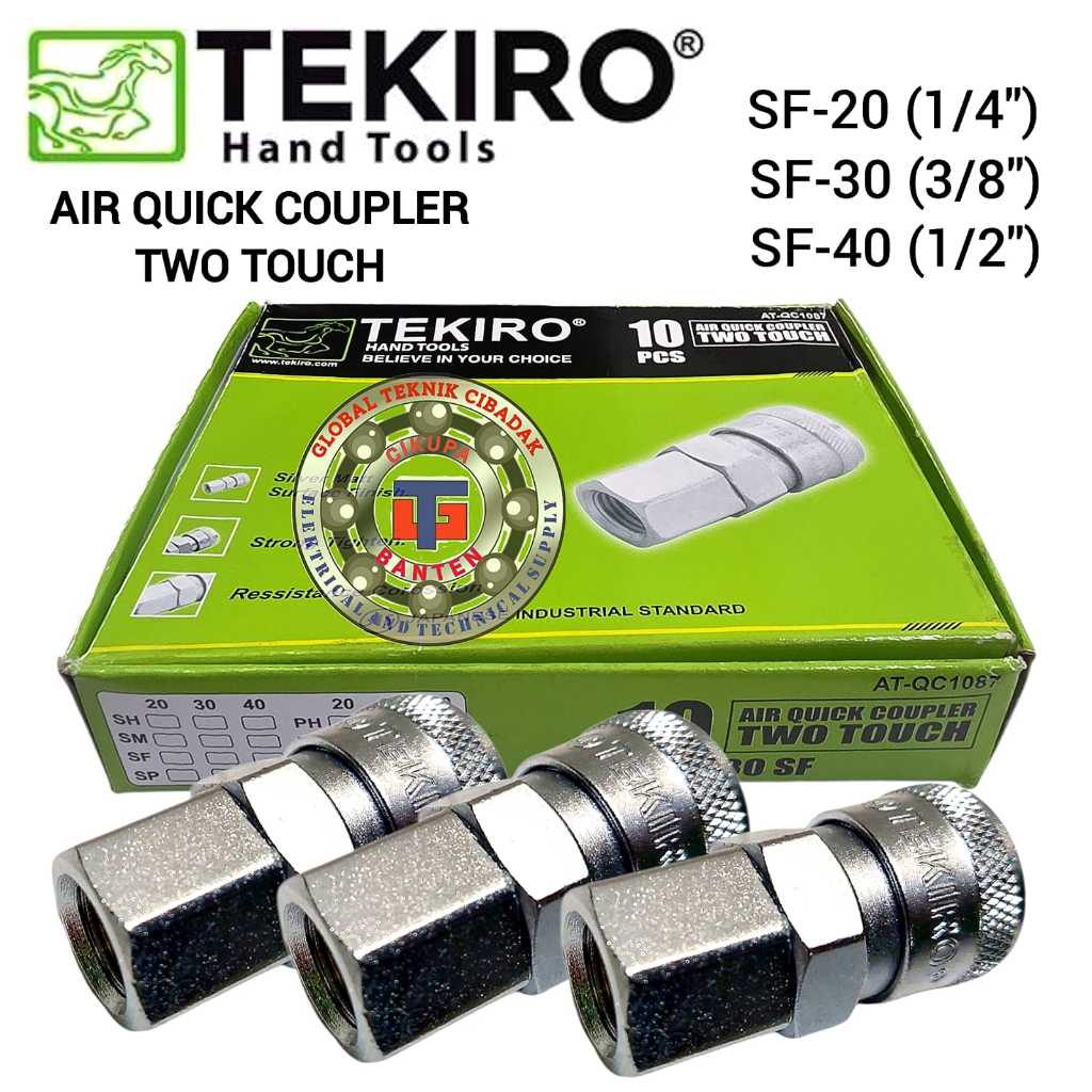 Jual Tekiro Quick Coupler Two Touch SF 20 SF 30 SF 40 - Tekiro Air ...
