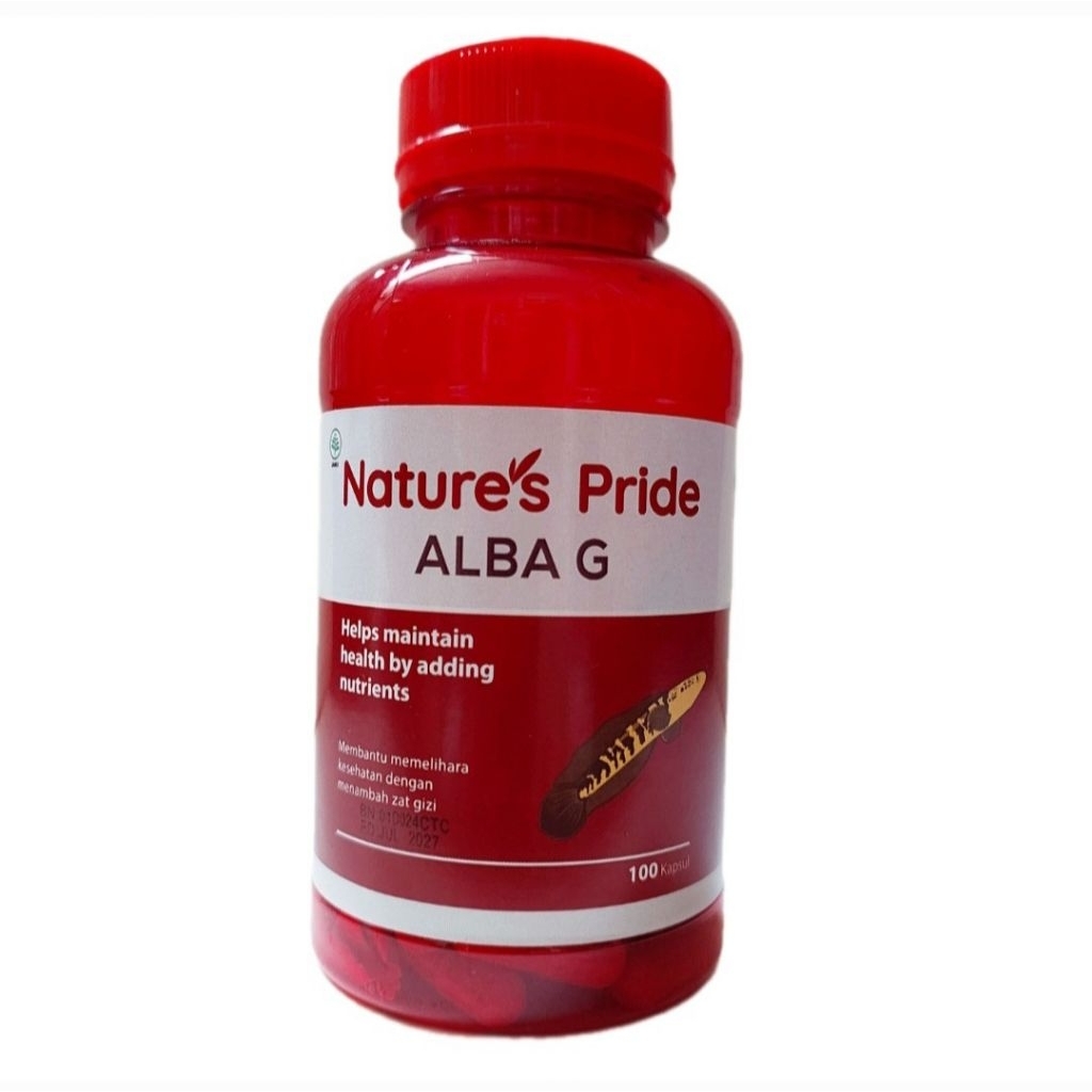 Jual Alba G Extrax Ikan Gabus isi 30/100 kapsul Nature's Pride 100% ...