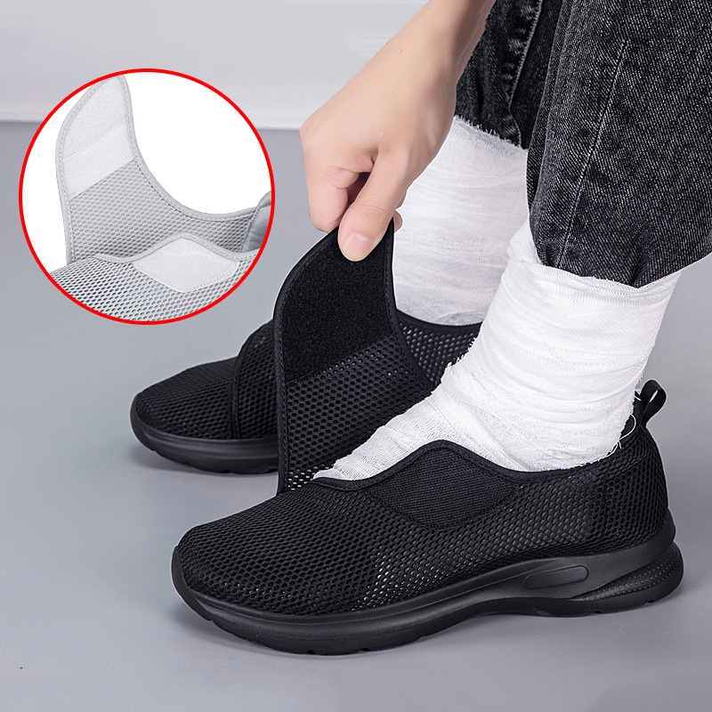 Jual FOKU Sepatu Diabetes Lansia Cocok untuk Kaki Lebar Asam Urat Edema ...