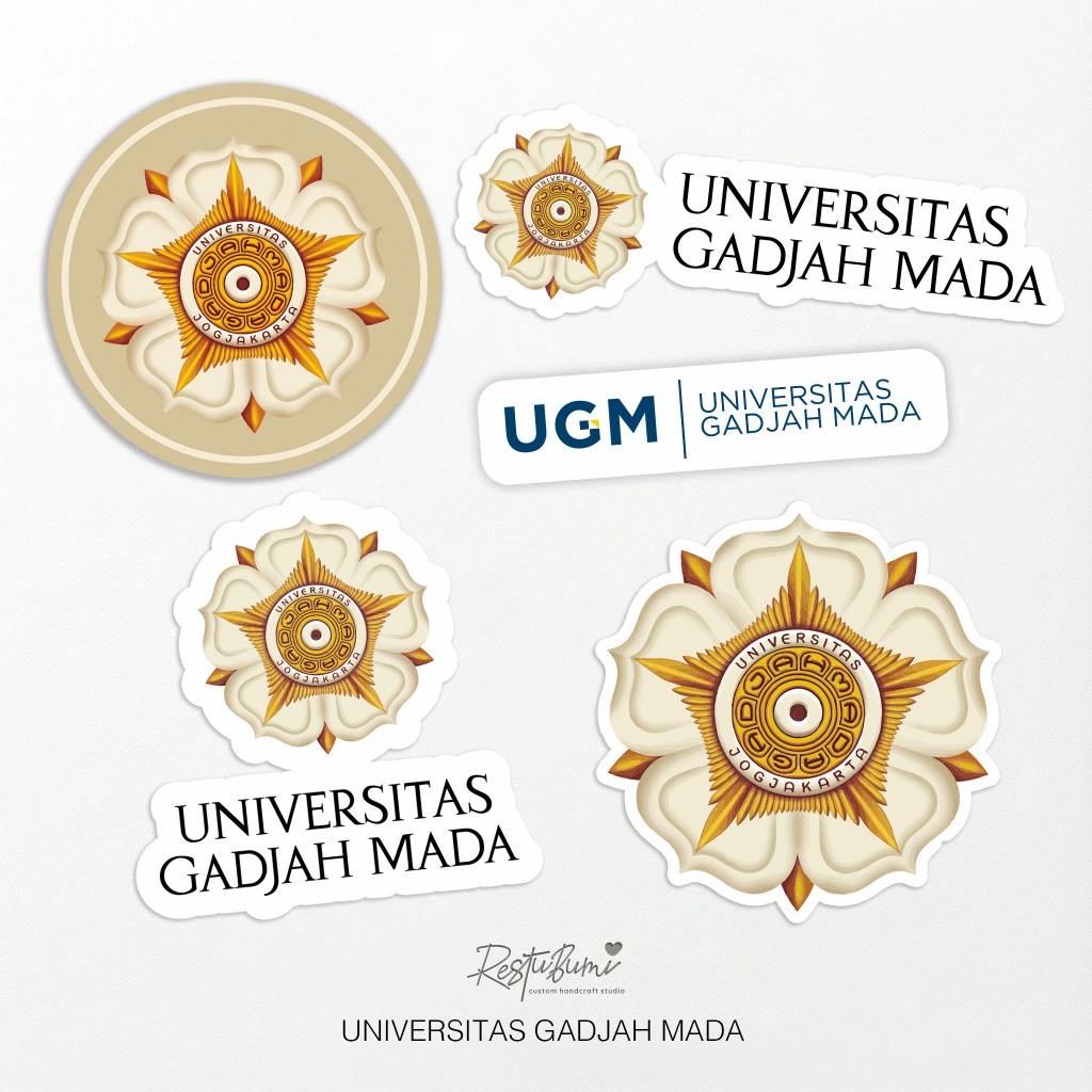 Jual Stiker UGM Vinyl Glossy Die Cut | Shopee Indonesia