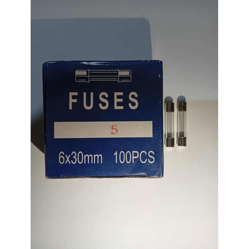 Jual 5Pcs Fuse Tabung Kaca Besar 5A 6×30MM 250V | Shopee Indonesia