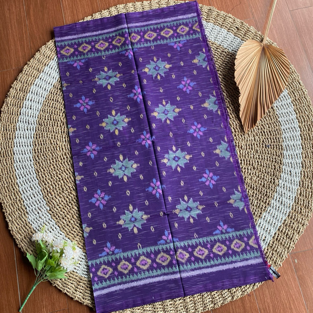 Jual KAIN TENUN ENDEK KHAS BALI MOTIF BINTANG DOUBLE IKAT GRINGSING ...