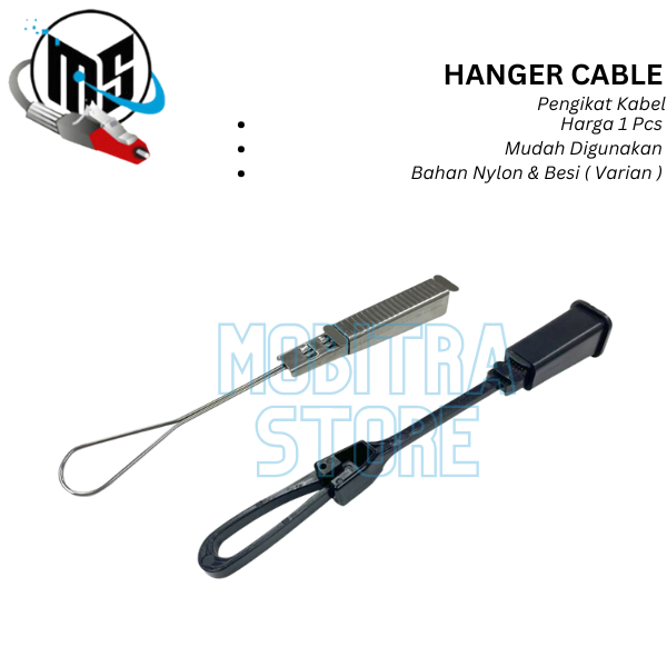 Jual Hanger Bracket Clamp Cable Besi / Nylon | Breket Kabel Fiber Optik ...