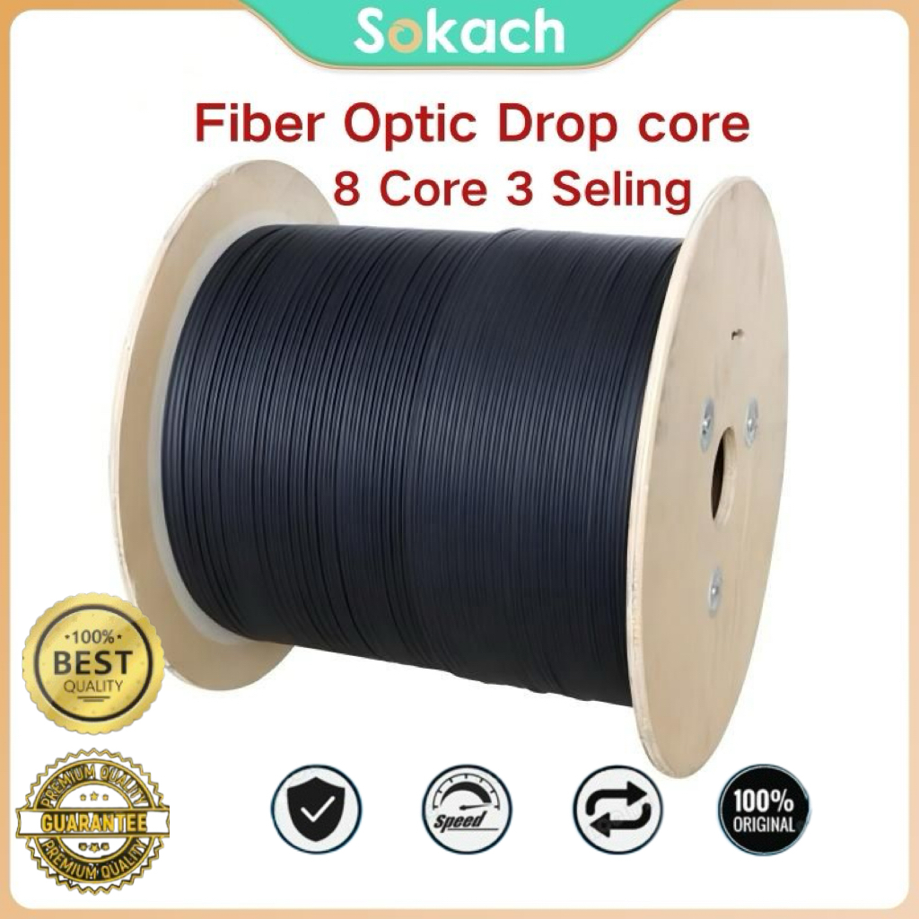 Jual Kabel FO Dropcore 12 Core Jelly Tube / Kabel Dropcore Fiber Optic ...