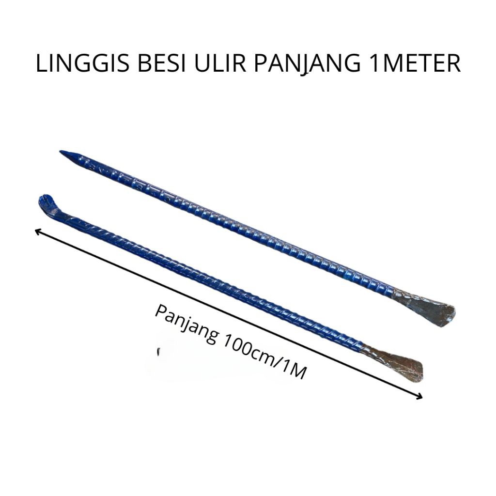 Jual LINGGIS BESI ULIR/LINGGIS CABUT PAKU/LINGGIS CUNGKEL PANJANG 100CM ...