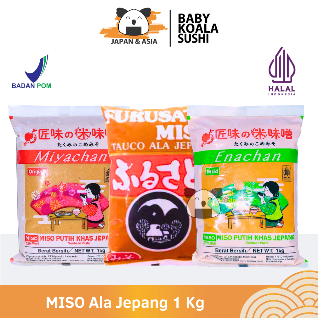 Jual MISO ALA JEPANG 1 Kg Halal | Enachan Miyachan Miso Putih ...