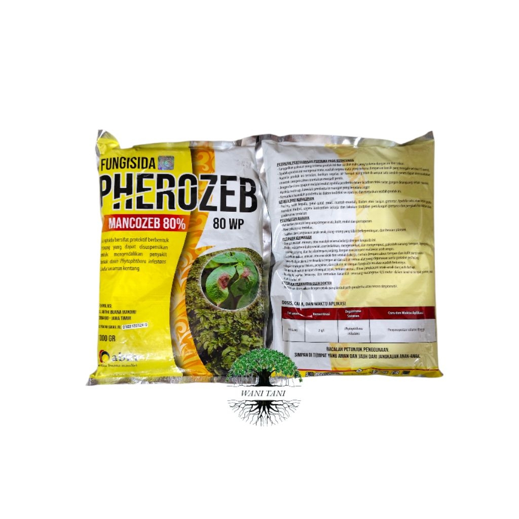 Jual FUNGISIDA PHEROZEB KUNING 80WP 1KG | Shopee Indonesia