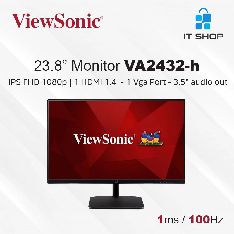 Jual ViewSonic VA2432-H Monitor 24 Inch 100Hz | Shopee Indonesia