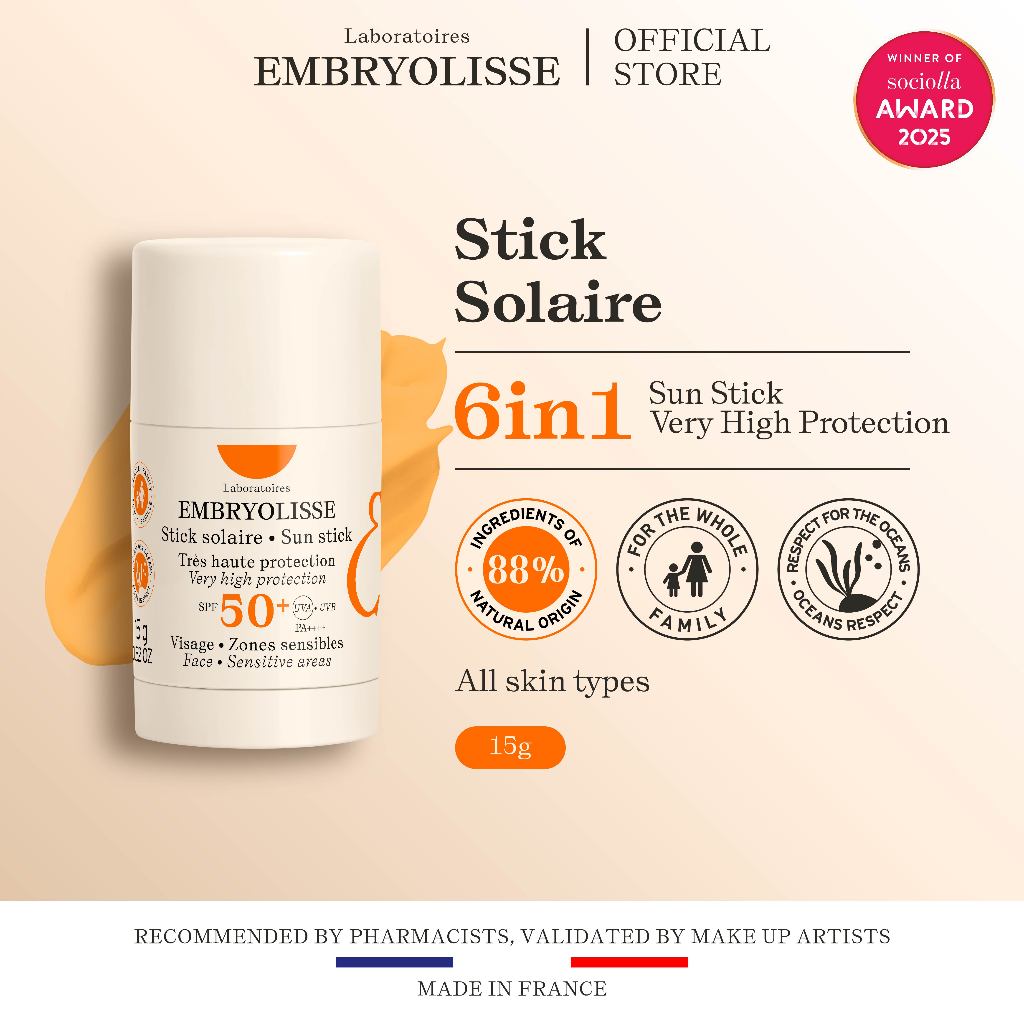 Jual Embryolisse Stick Solaire - Sunscreen Stick SPF 50+ / PA ++++ 15gr ...