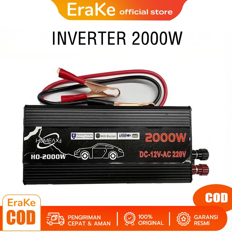 Jual Power Inverter 2000W Inverter DC 12V to AC 220V Pengubah Arus DC ...