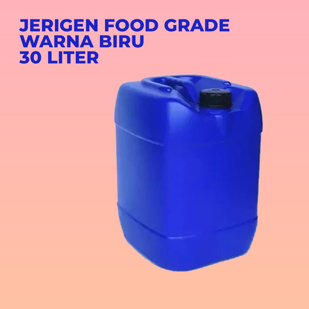 Jual JERIGEN PLASTIK KOSONG #BEKAS# 25 LITER (PUTIH) & 30 LITER (BIRU ...