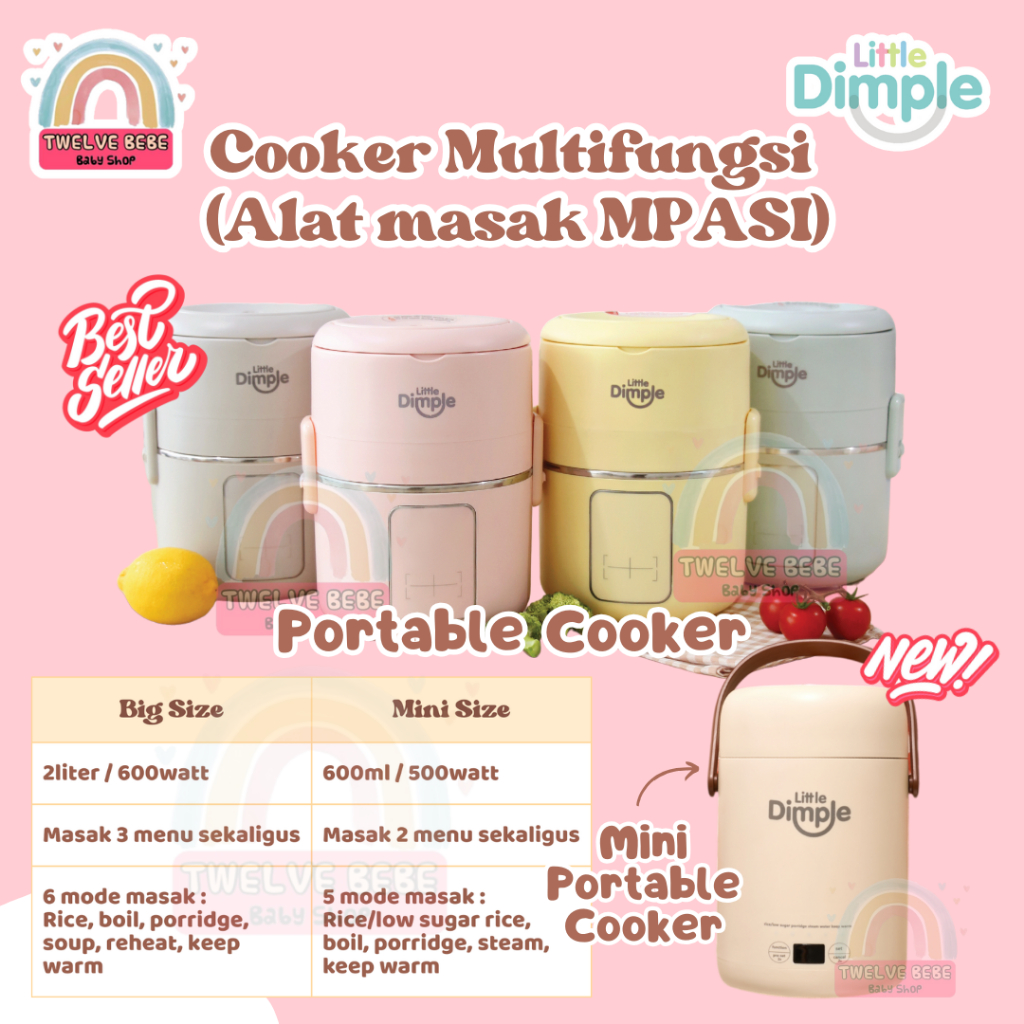 Jual [NEW] Little Dimple Portable Cooker Big & Mini Size / Alat Masak ...