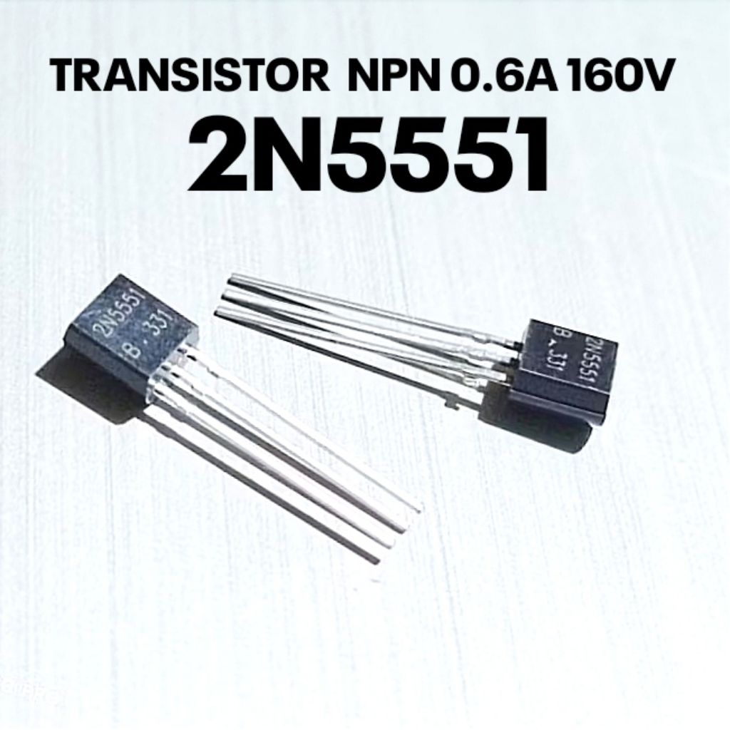 Jual (5 BUAH) TRANSISTOR 2N5551 TO-92 NPN General Purpose Amplifier 0 ...