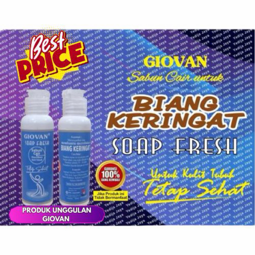 Jual Sabun Giovan Soap Fresh Healthy Life Style | Shopee Indonesia