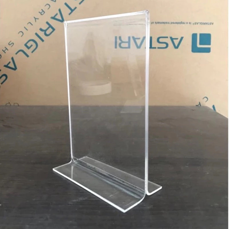 Jual Nomor Meja Tent Card Tempat QR Qris Akrilik 5x10cm TEMPAT BROSUR ...