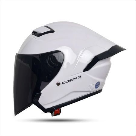 Jual Helm MLA COSMO / PUTIH Kaca Visor Smoke Spoiler / Helm Half Face ...