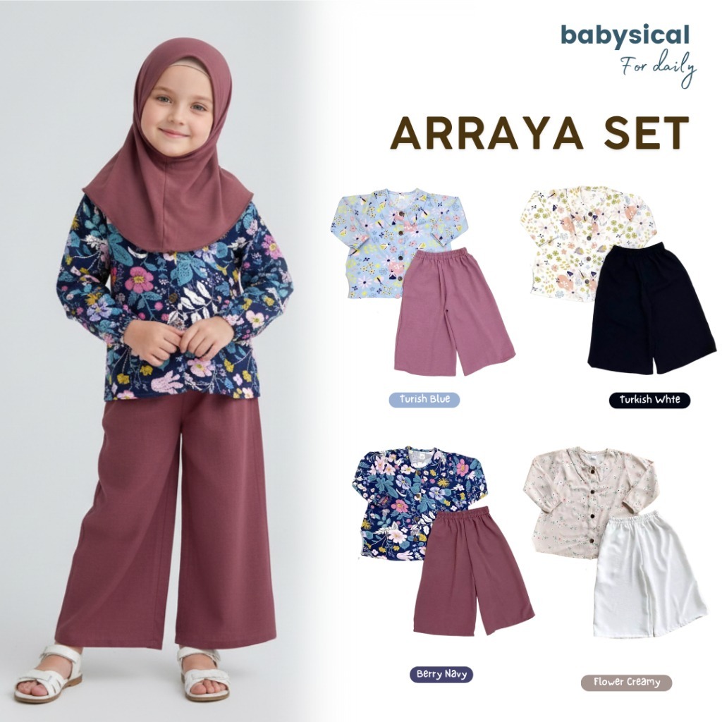Jual BABYSICAL 1-6 Tahun ARRAYA SETCEL Vol 2 - Setelan Celana Tunik ...