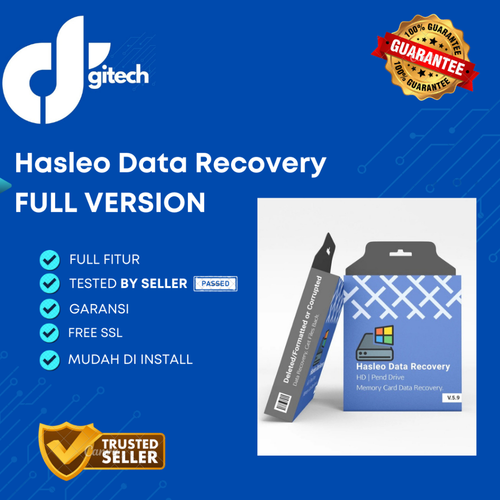 Jual Hasleo Data Recovery 2026 Advanced Data Recovery | Shopee Indonesia