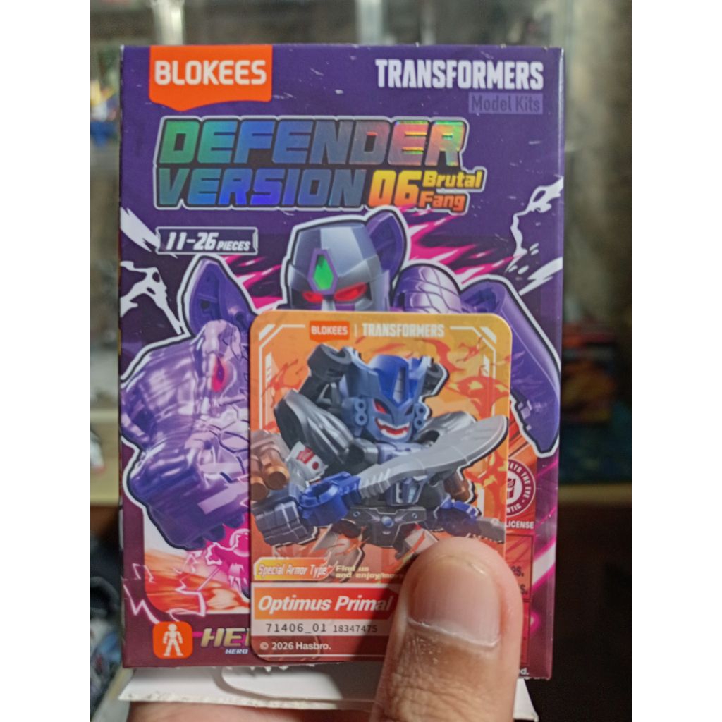 Jual Blokees Defender Version 06 - Optimus Primal (Special Armor Type ...