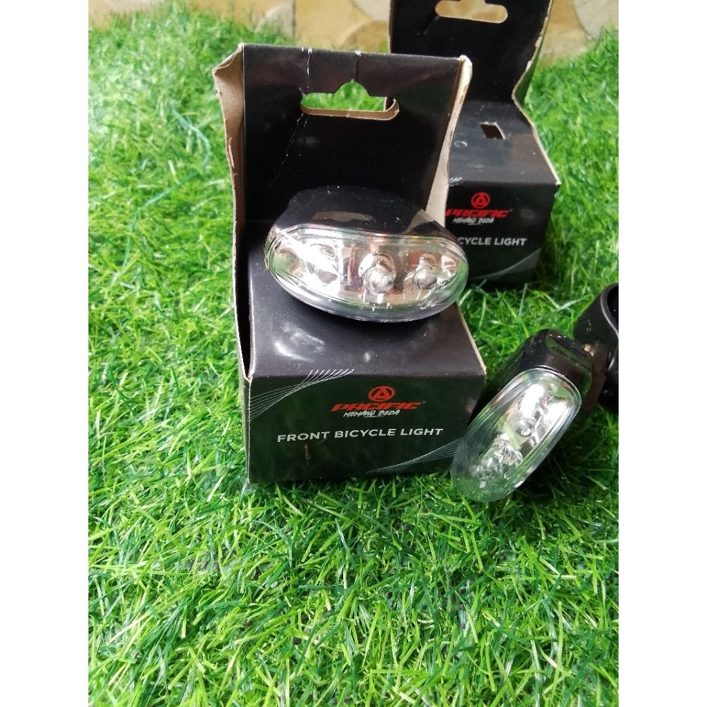 Jual FRONT BICYCLE LIGHT lampu sepeda mtb, lipat dll. Pacific | Shopee ...
