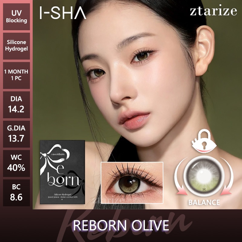 Jual ztarize - Ready Stock - I-SHA Reborn Olive 1 Month 1 Pc - ISHA x ...