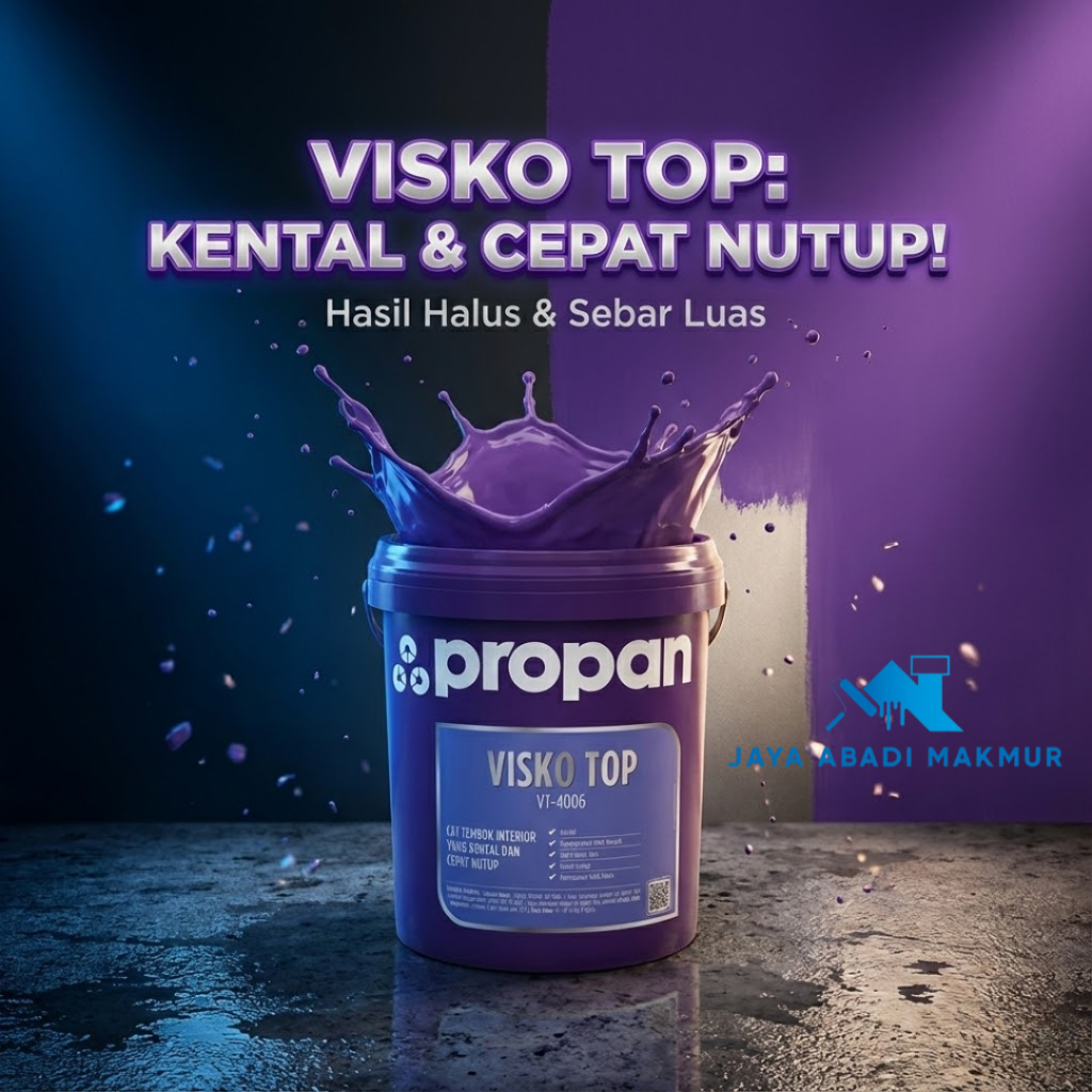 Jual VISKO TOP VT-4006 25 kg Cat Tembok & Plafon Interior Kental ...