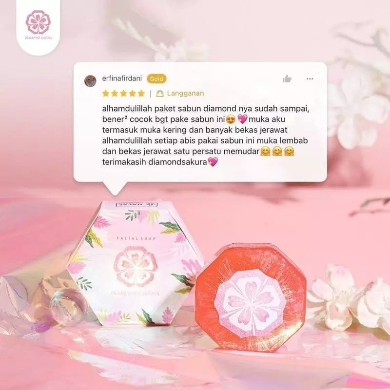 Jual DIAMOND SAKURA Brightening & Acne Soap - Sabun Cuci Muka untuk ...