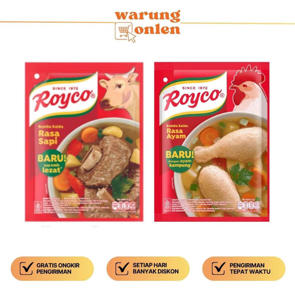 Jual Royco Sapi Dan Ayam Kemasan Besar 220gr | Shopee Indonesia
