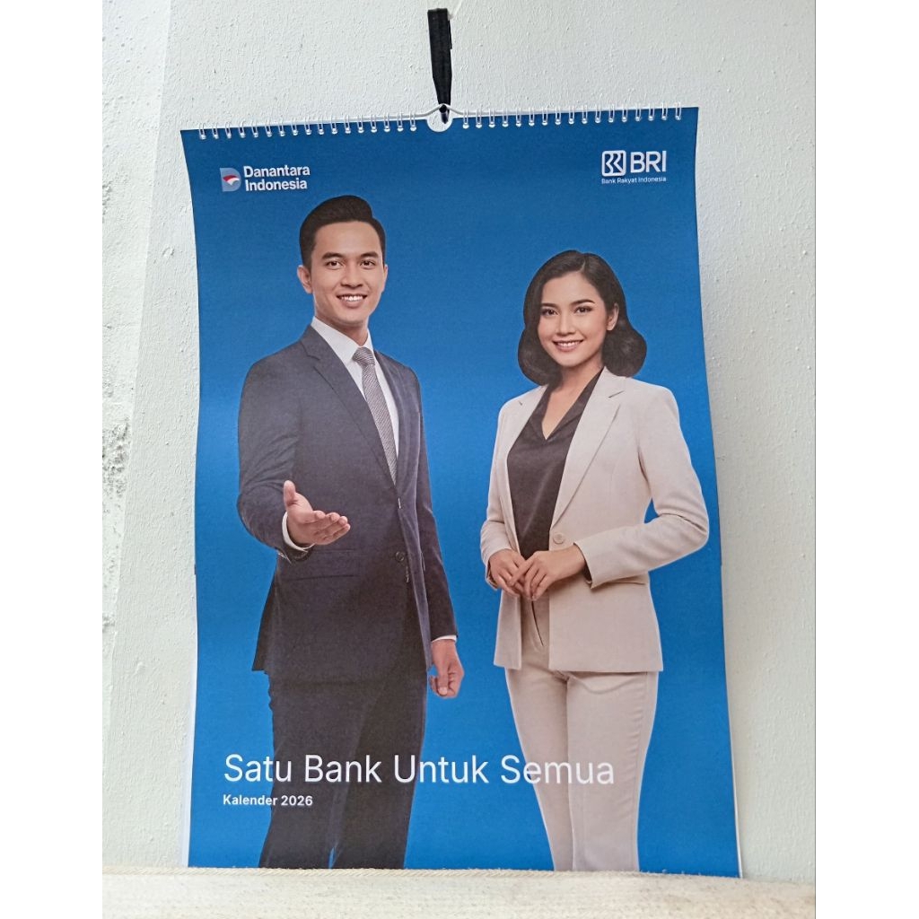 Jual Kalender gantung dinding meja BRI 2026 calendar | Shopee Indonesia
