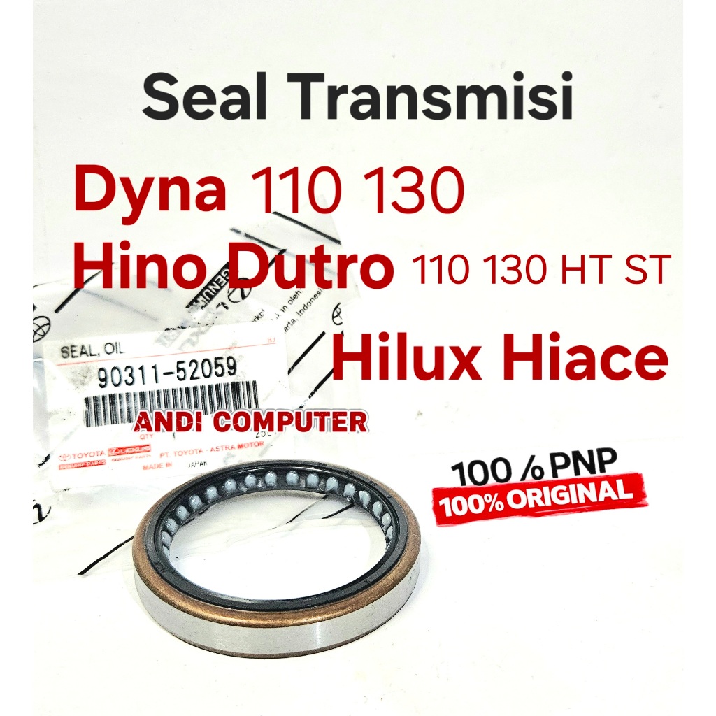 Jual Oil Seal Output Transmisi Toyota Hiace Commuter Hilux Dyna Hino ...