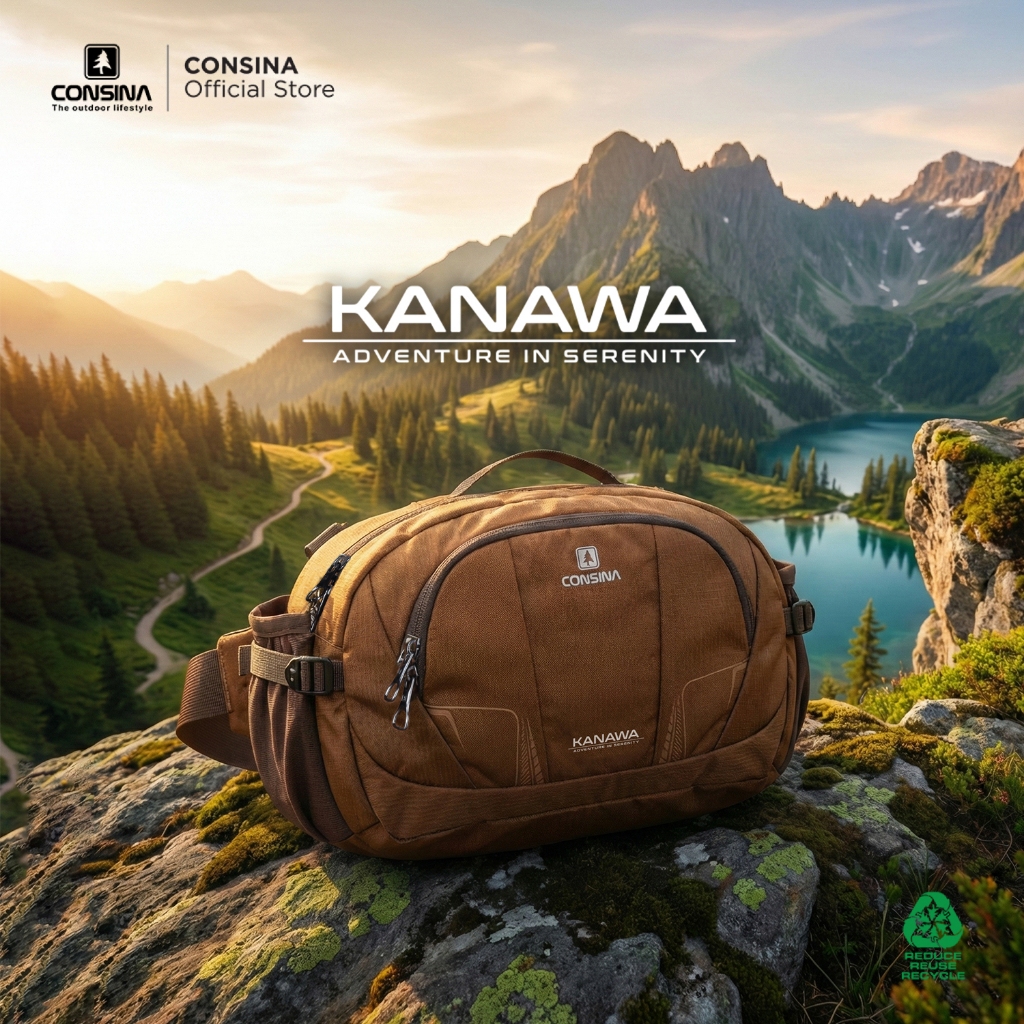 Jual Consina Kanawa Tas Sling Bag Selempang Pinggang | Outdoor Travel ...