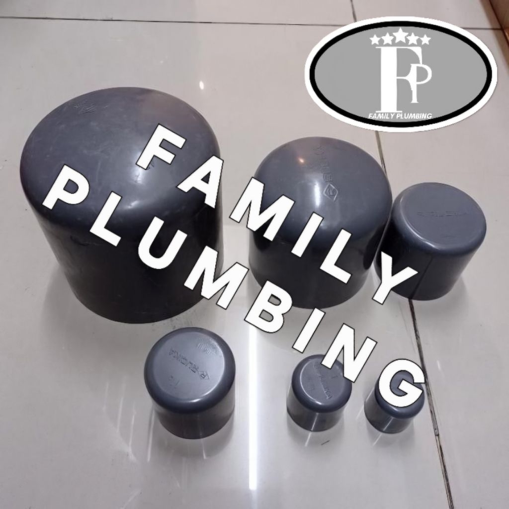 Jual DOP END CAP PVC 8" DN200 RUCIKA AW PLUG POLOS TUTUP PIPA PENUTUP ...
