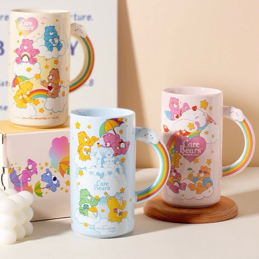 Jual care bears ceramic mug keramik gelas kopi besar cangkir cute bear ...