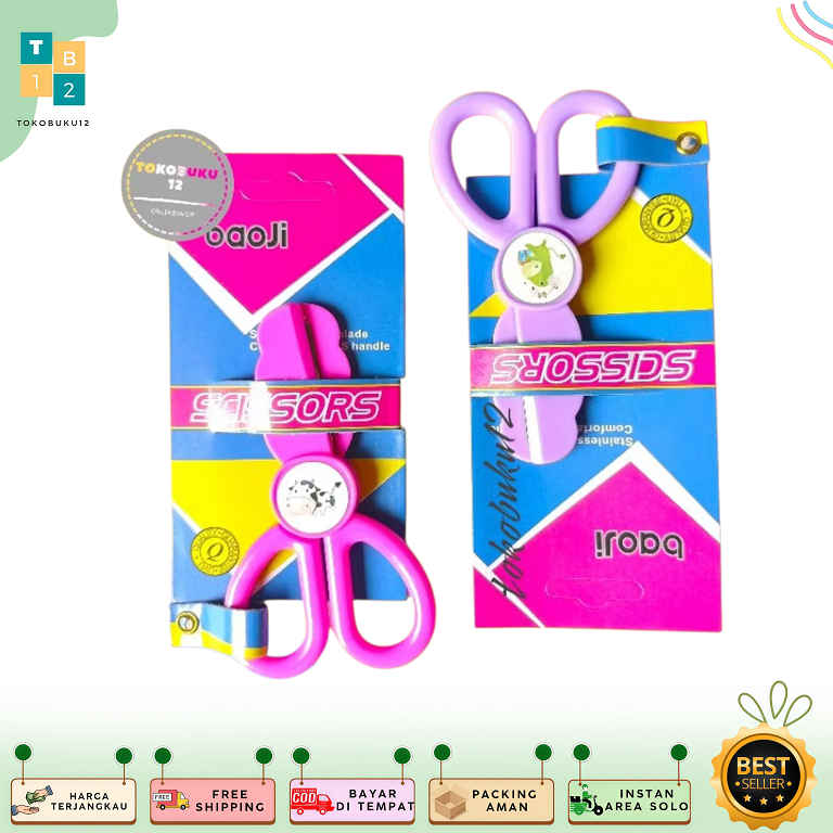 Jual Gunting kertas Khusus Anak / Children scissors / Gunting khusus ...