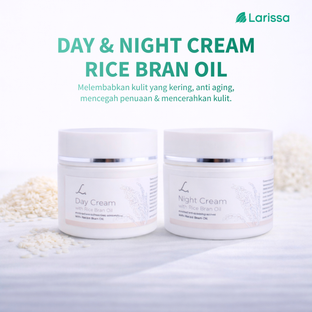 Jual Day Cream / Night Cream Rice Bran Oil Larissa Anti Aging ...