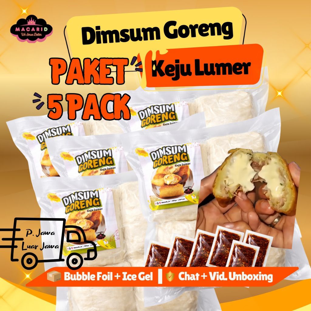 Jual Dimsum Goreng Keju Lumer crot (Paket 5 Pack) | Shopee Indonesia