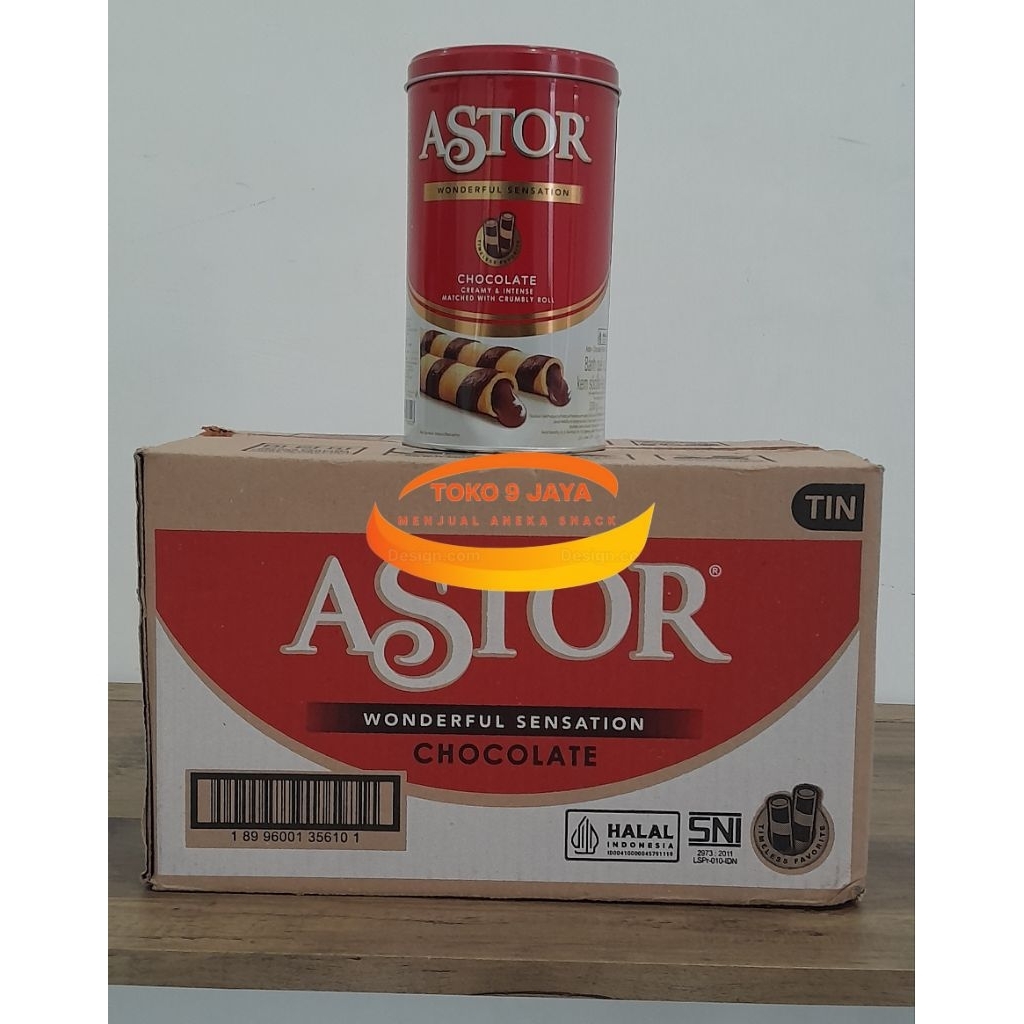 Jual ASTOR CHOCOLATE WAFER RASA COKELAT KEMASAN KALENG COCOK UNTUK ISI ...