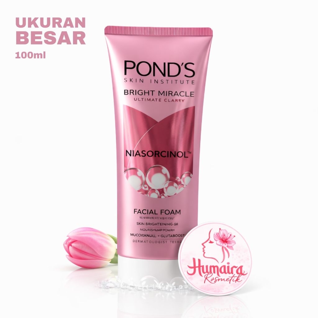 Jual Ponds Bright Miracle Ultimate Clarry Niacorcinol Facial Foam 100Gr ...